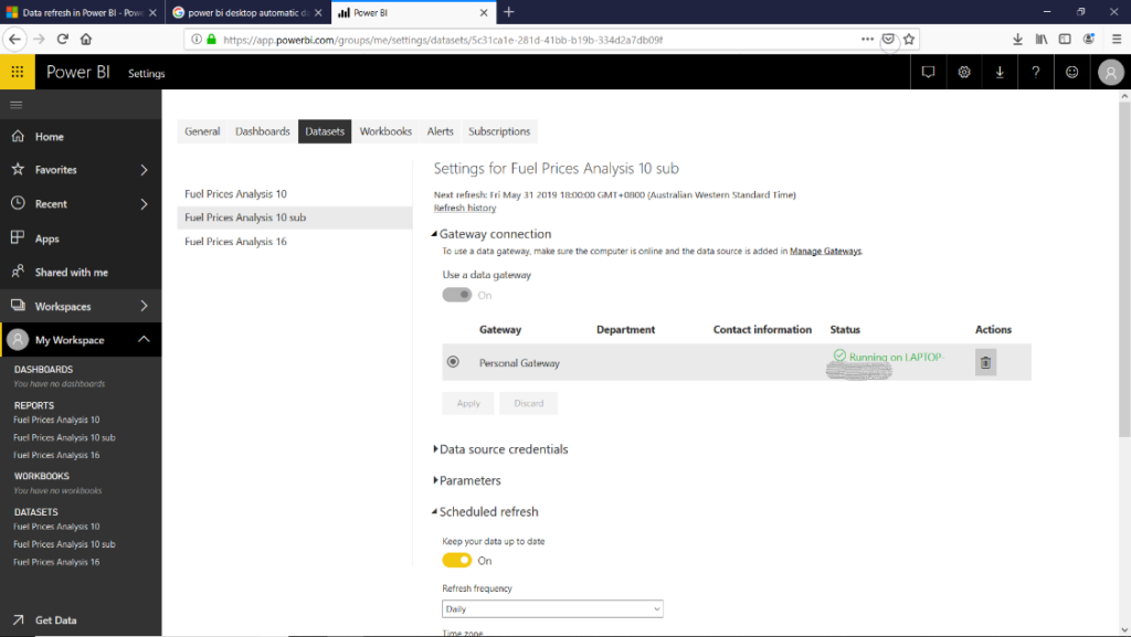 Updating the data daily - Jefe Finance